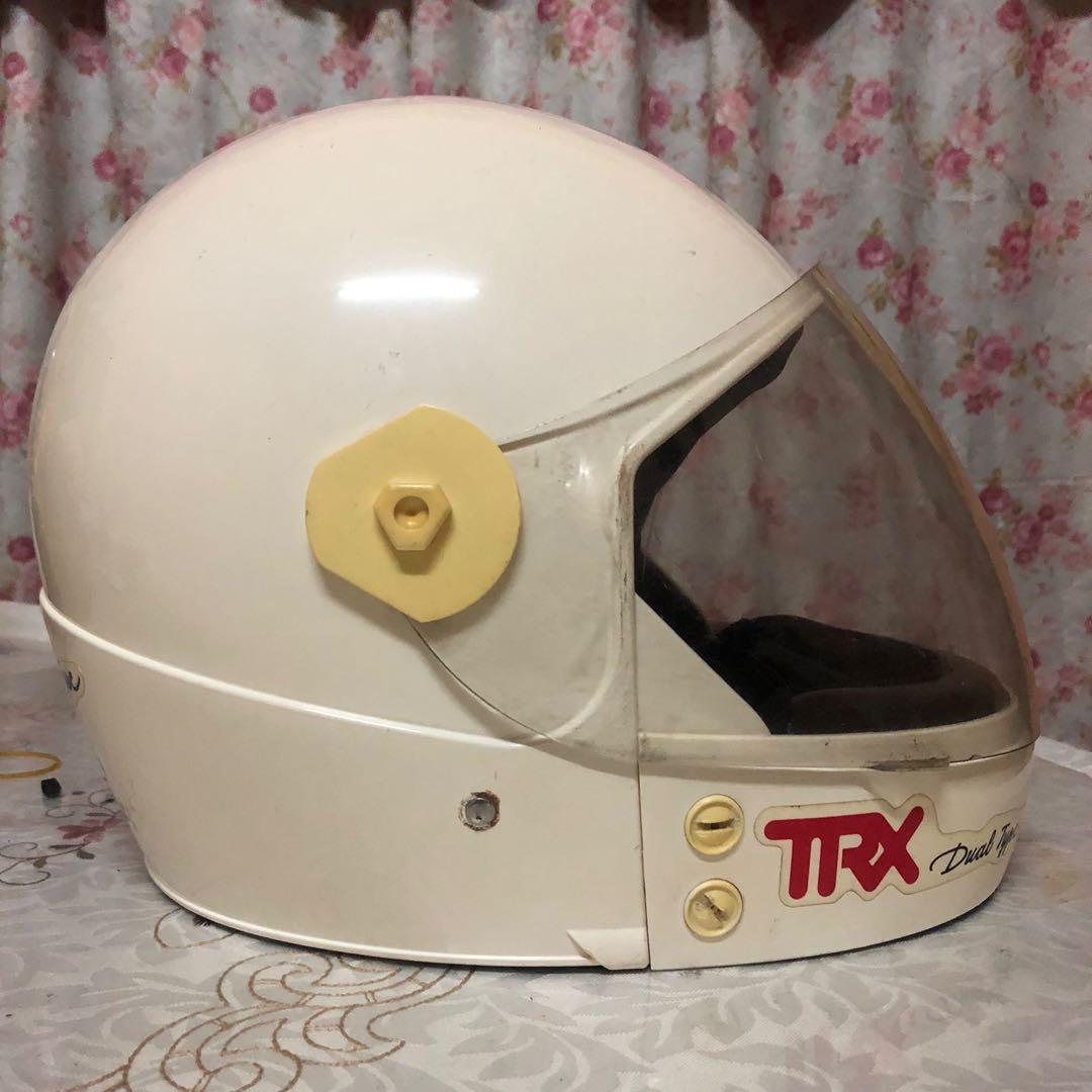 trx dual type helmet moto 3, Motorbikes on Carousell