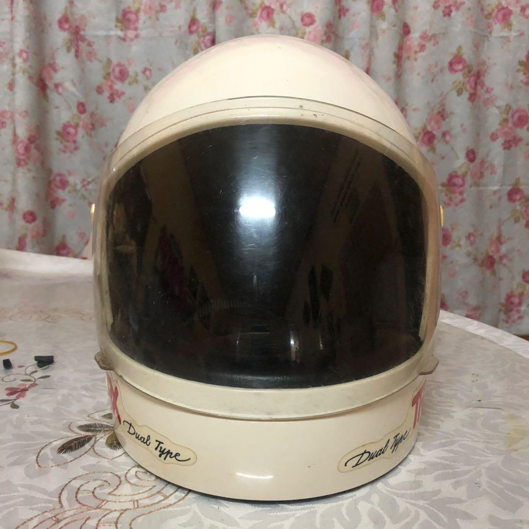 trx dual type helmet moto 3, Motorbikes on Carousell