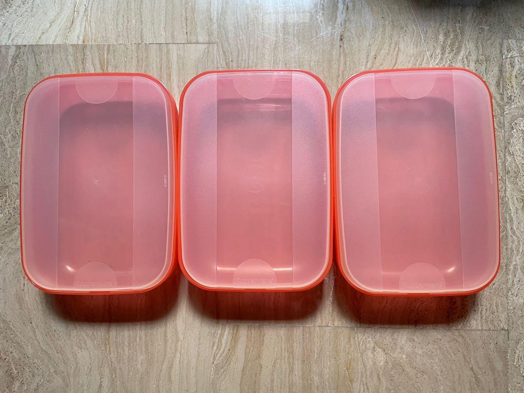 Tupperware 700ml & 450ml Flop Box, Furniture & Home Living, Home ...
