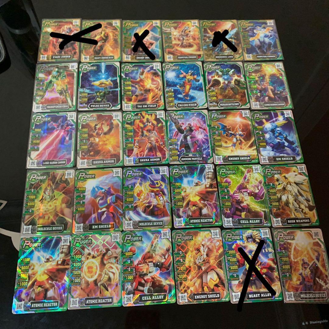 UPDATED LIST Hero Of Robots Gold silver promo cards, Hobbies & Toys ...