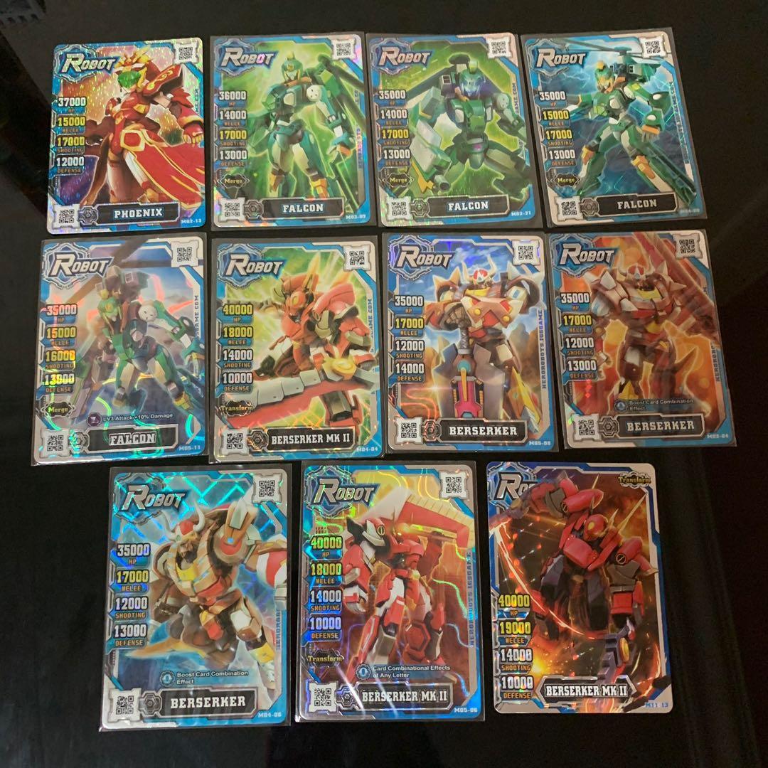 UPDATED LIST Hero Of Robots Gold silver promo cards, Hobbies & Toys ...