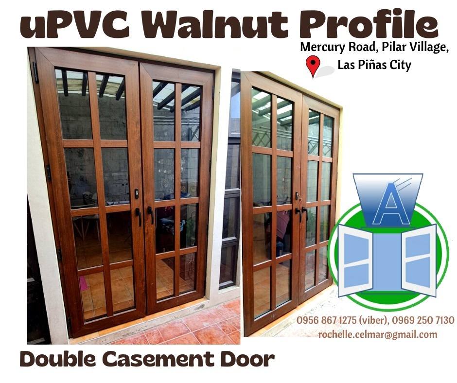 uPVC Walnut Profile Windows and Doors, Furniture & Home Living ...