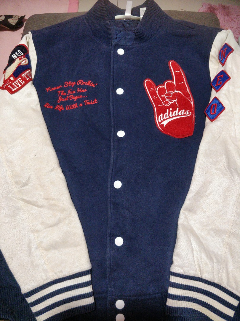 Varsity Jacket Adidas Neo Sample, Men's Fashion, Coats, Jackets and ...