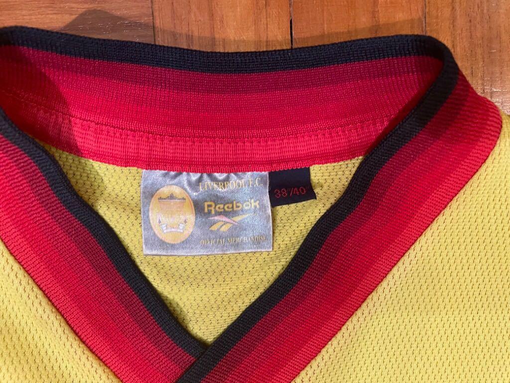 Vintage Liverpool Carlsberg Reebok Official Authentic Home Away jersey ...