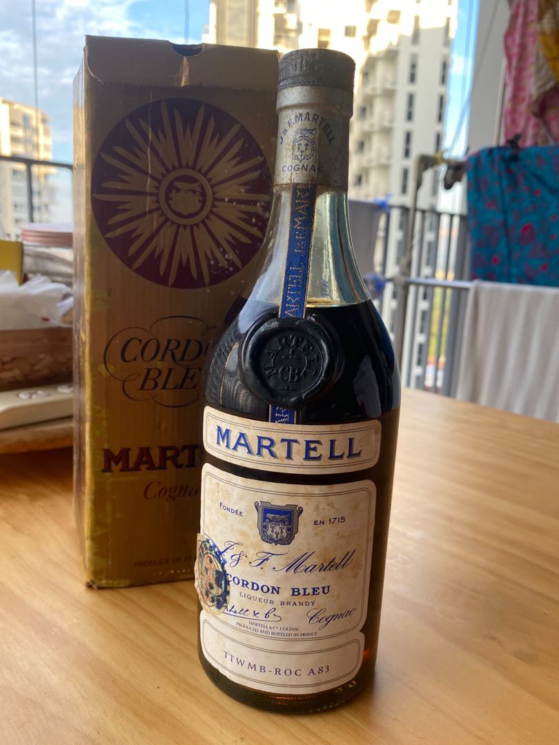 Vintage Martell Cordon Bleu, Food & Drinks, Alcoholic Beverages on ...