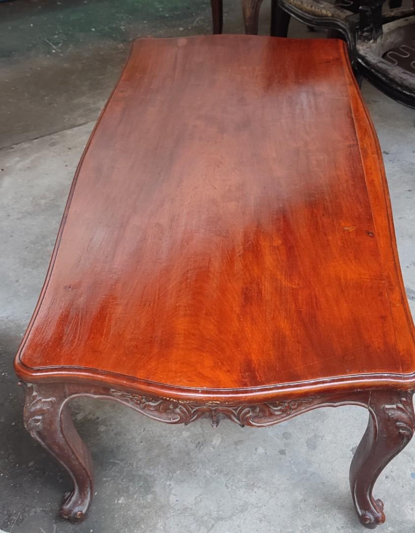 Vintage Narra Center Table (1" Top), Furniture & Home Living, Furniture ...