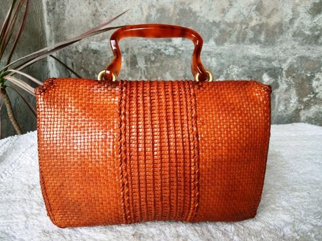 VINTAGE TAKASHIMAYA TOKYO HAND BAG, Women's Fashion, Bags & Wallets ...