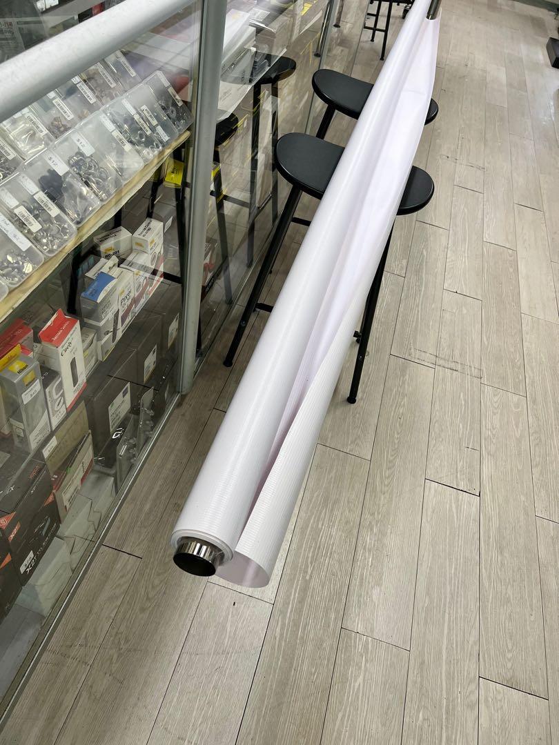 Vinyl white backdrop with 3m Pole, Photography, Photography Accessories ...