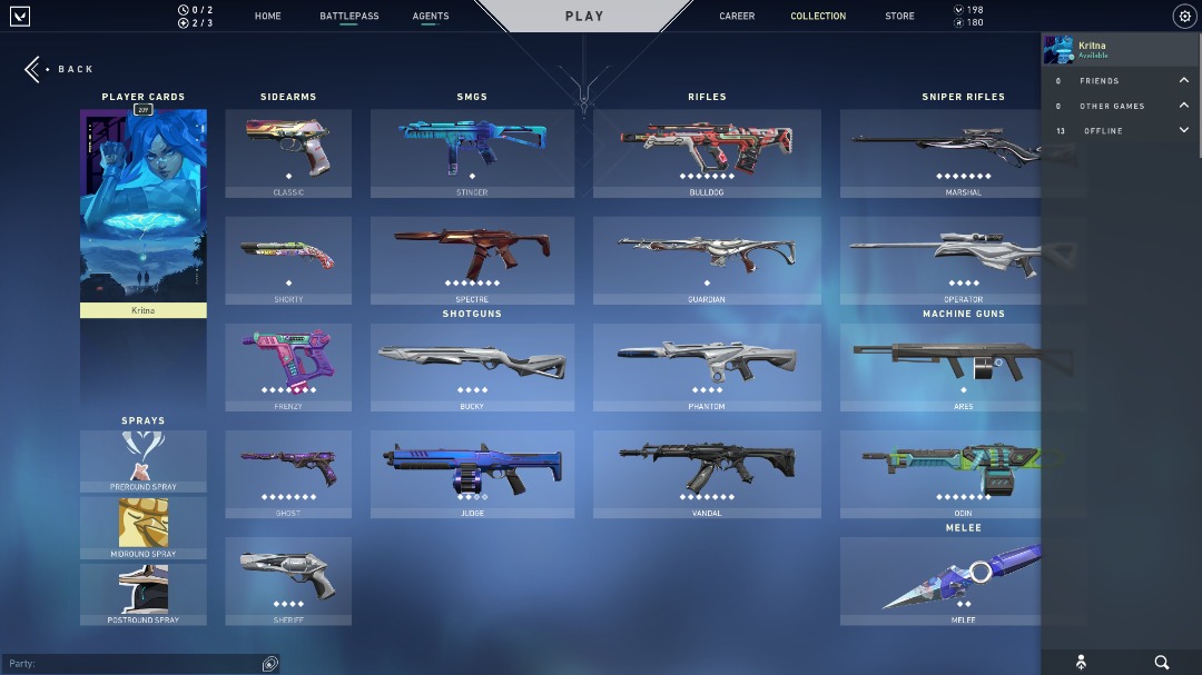 WTS Valorant Acc 20 premuim skins, Video Gaming, Gaming Accessories ...
