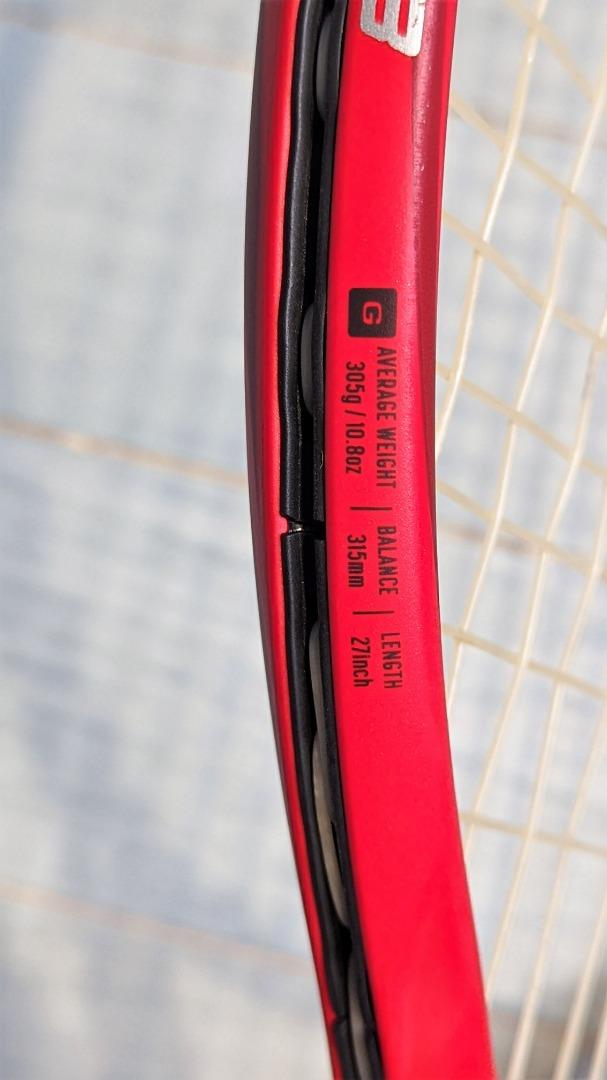 Yonex VCORE 98 (305g) 5th gen 2020 L3, newly strung Technifibre X-ONE ...