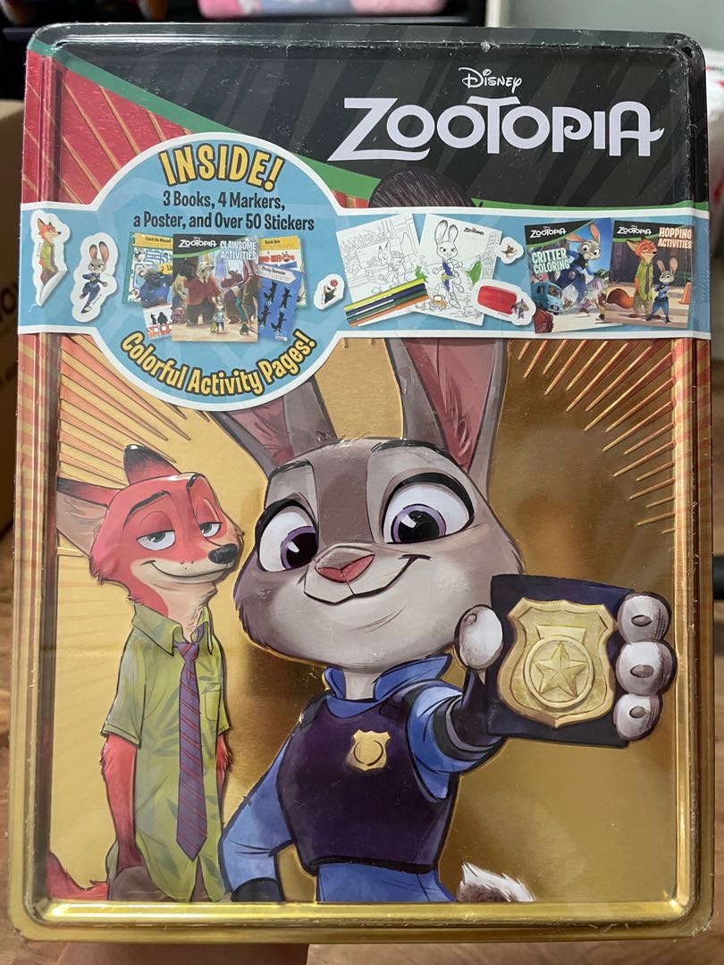 Zootopia Collector's Tin (Disney Zootopia) (Happy Tins), Hobbies & Toys ...