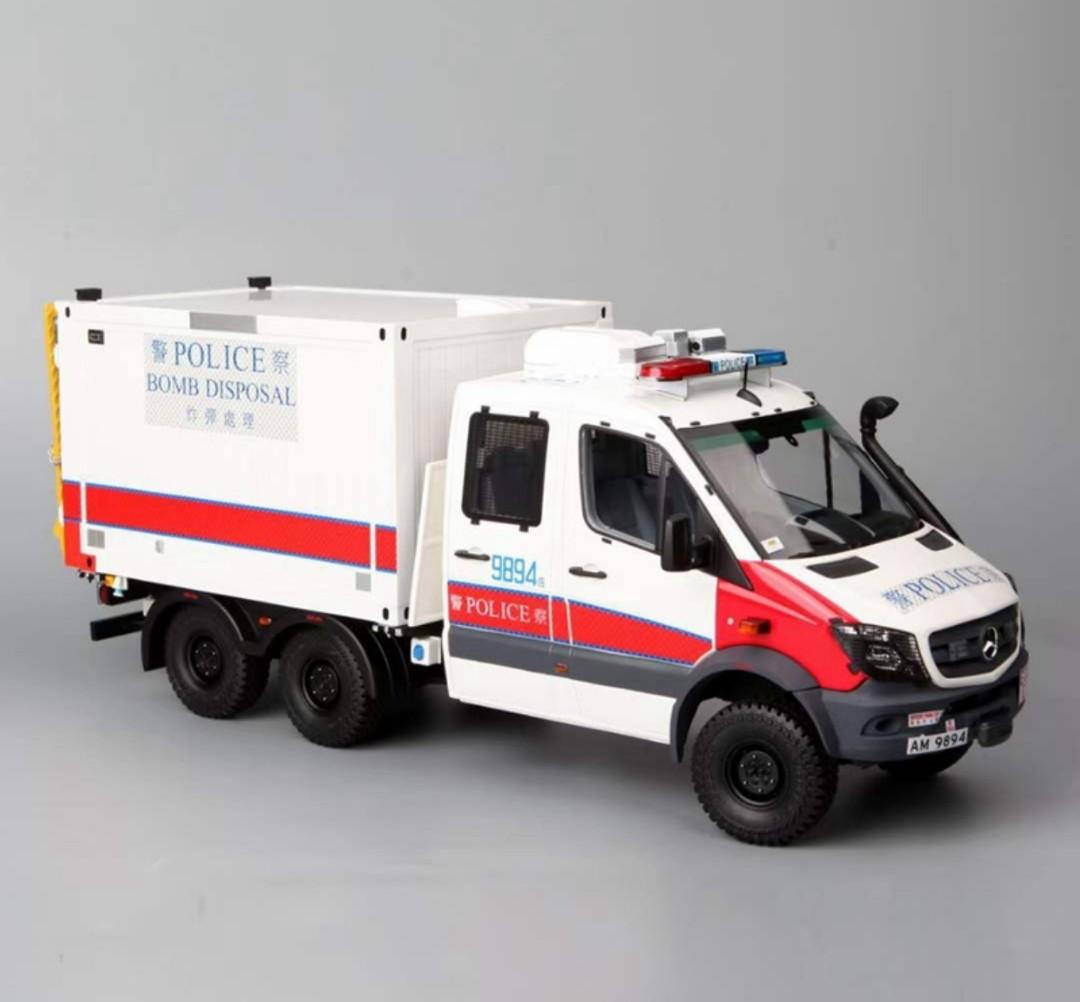 1:18 1/18 Tiny Mercedes Sprinter FL 6X6 HK Hong Kong Police Bomb ...