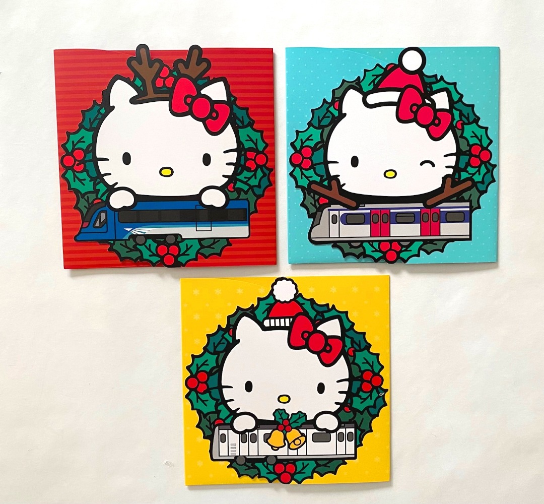 2014 MTR & Hello Kitty Warming Christmas Souvenir Ticket Sets [港鐵 ...