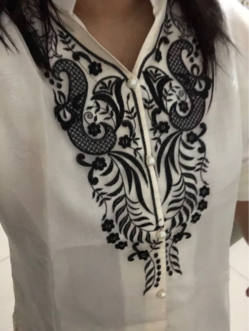 2X Lady's Barong Chinese Color BRAND NEW, Women's Fashion, Tops ...