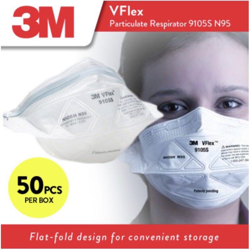 3M 9105S N95, 100% authentic, limited stocks ., Health & Nutrition, Face Masks & Face Shields on ...