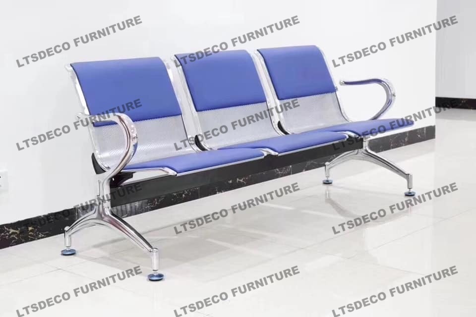 3seater gang chair office partition and furniture, Furniture & Home ...