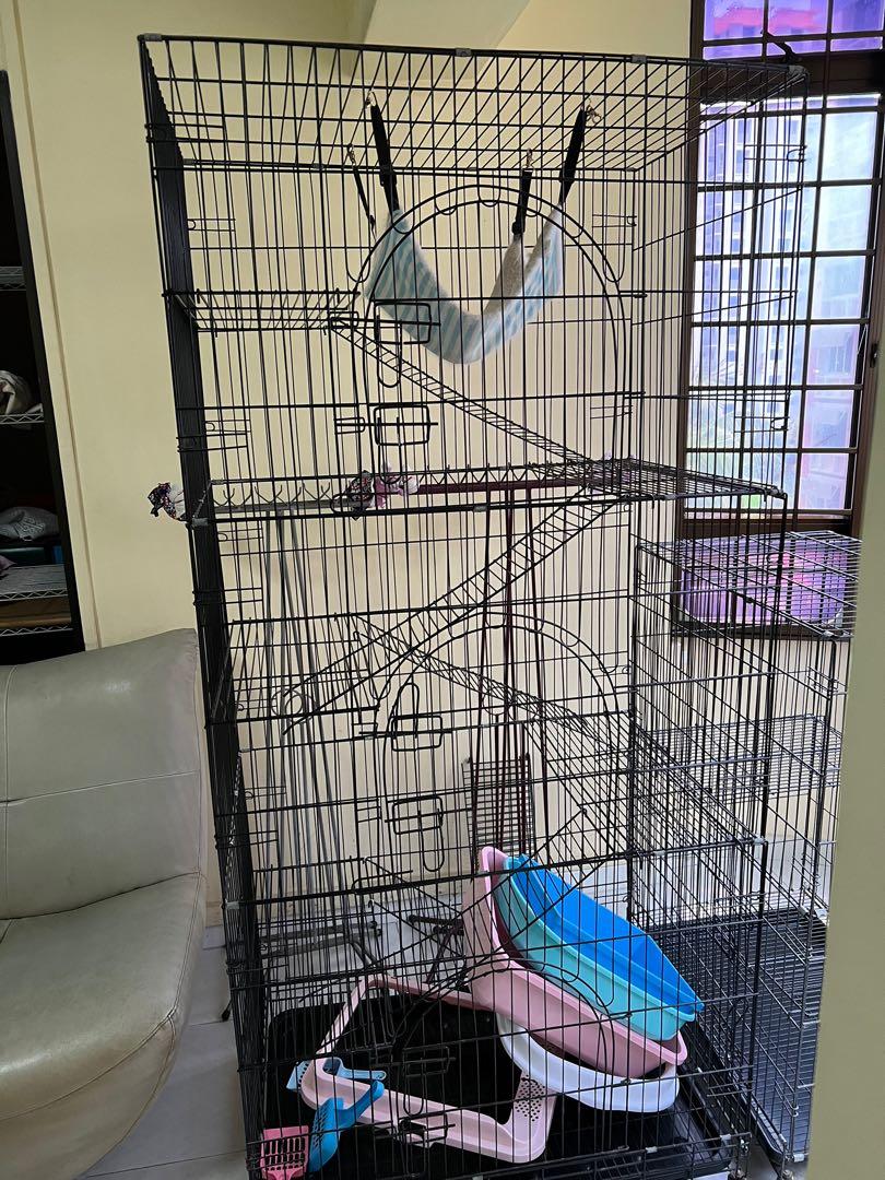 4 tier cat cage, Pet Supplies, Homes & Other Pet Accessories on Carousell