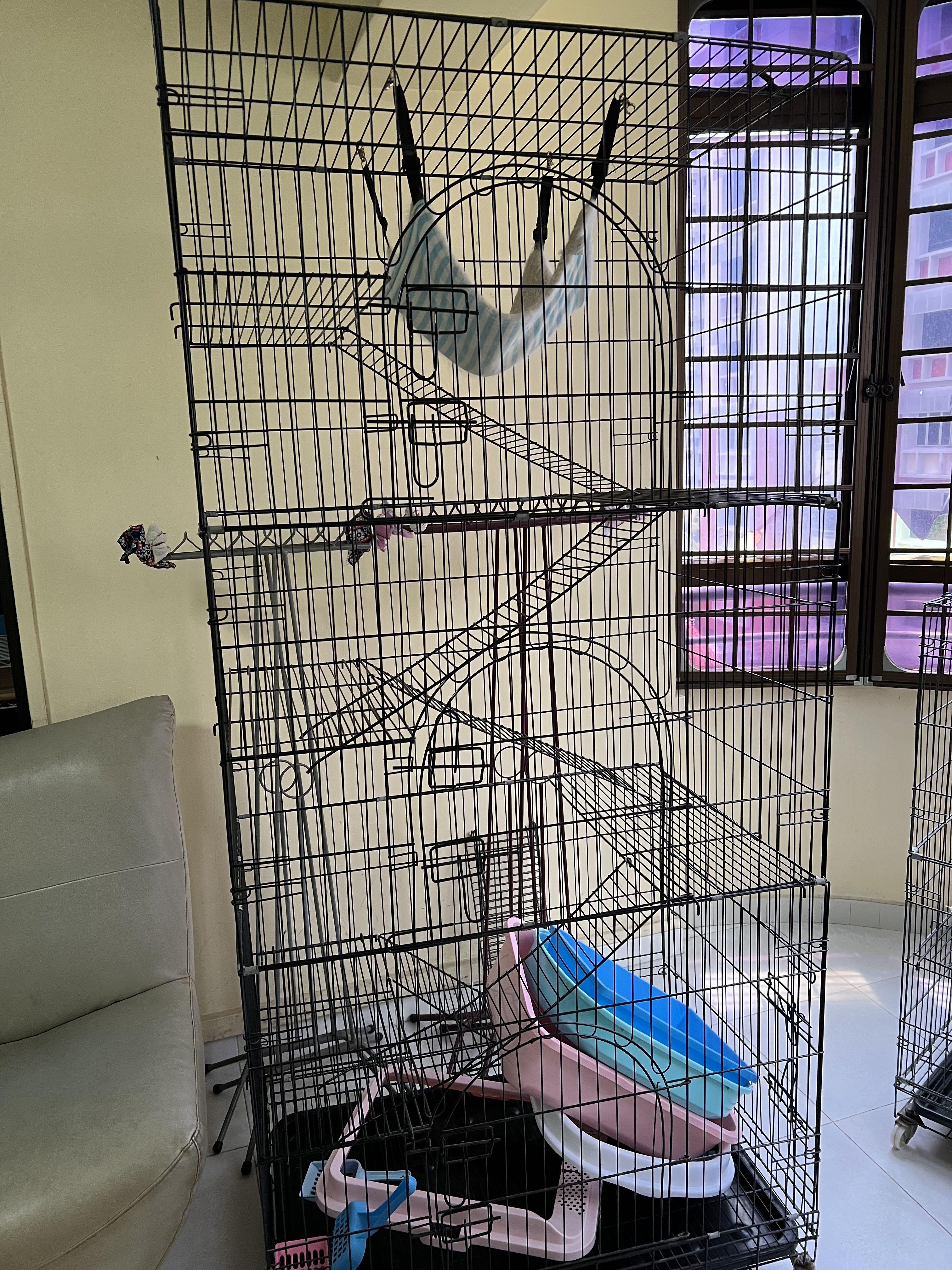 4 tier cat cage, Pet Supplies, Homes & Other Pet Accessories on Carousell