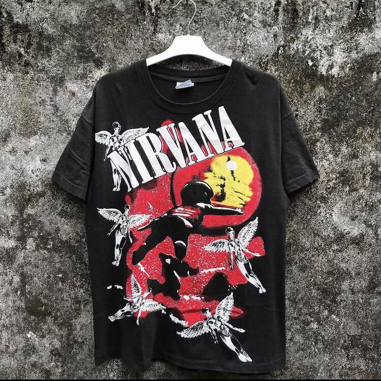 90's Nirvana kaos, kaos vintage, kaos band, Fesyen Pria, Pakaian ... 90's Nirvana kaos, kaos vintage, kaos band, Fesyen Pria, Pakaian ...