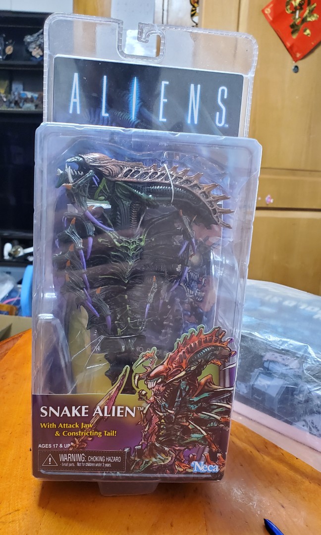 全新 正版 NECA ALIENS 異形 Snake Alien action figure, 興趣及遊戲, 玩具 & 遊戲類 - Carousell