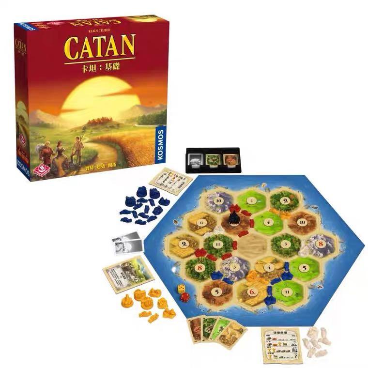 [桌遊訂購]卡坦 Cantan board game 中文基礎版, 興趣及遊戲, 玩具 & 遊戲類 - Carousell