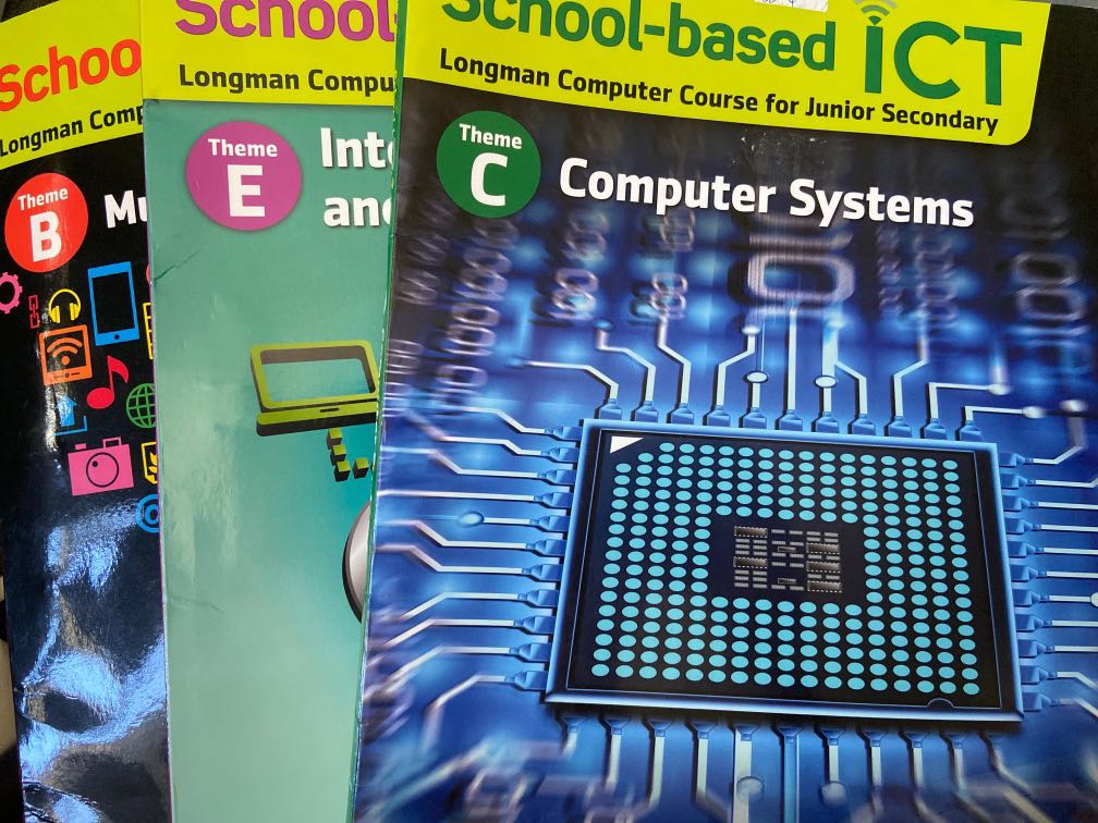 中三電腦書 school-based ICT theme B,C,E, 興趣及遊戲, 書本 & 文具, 教科書 - Carousell
