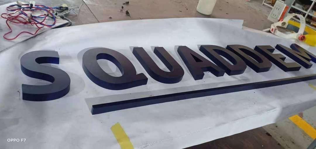 Acrylic / Stainless / G.I / Build up Signage, Commercial & Industrial ...