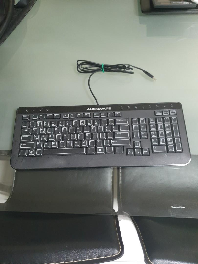 Alienware keyboard, Computers & Tech, Parts & Accessories, Computer ...