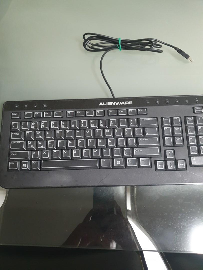 Alienware keyboard, Computers & Tech, Parts & Accessories, Computer ...