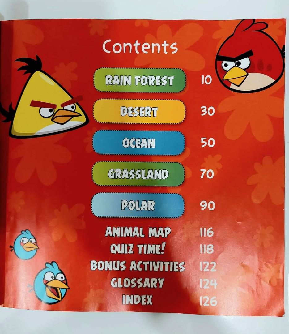 Angry Birds Playground Animals Book, Hobbies & Toys, Books & Magazines ...