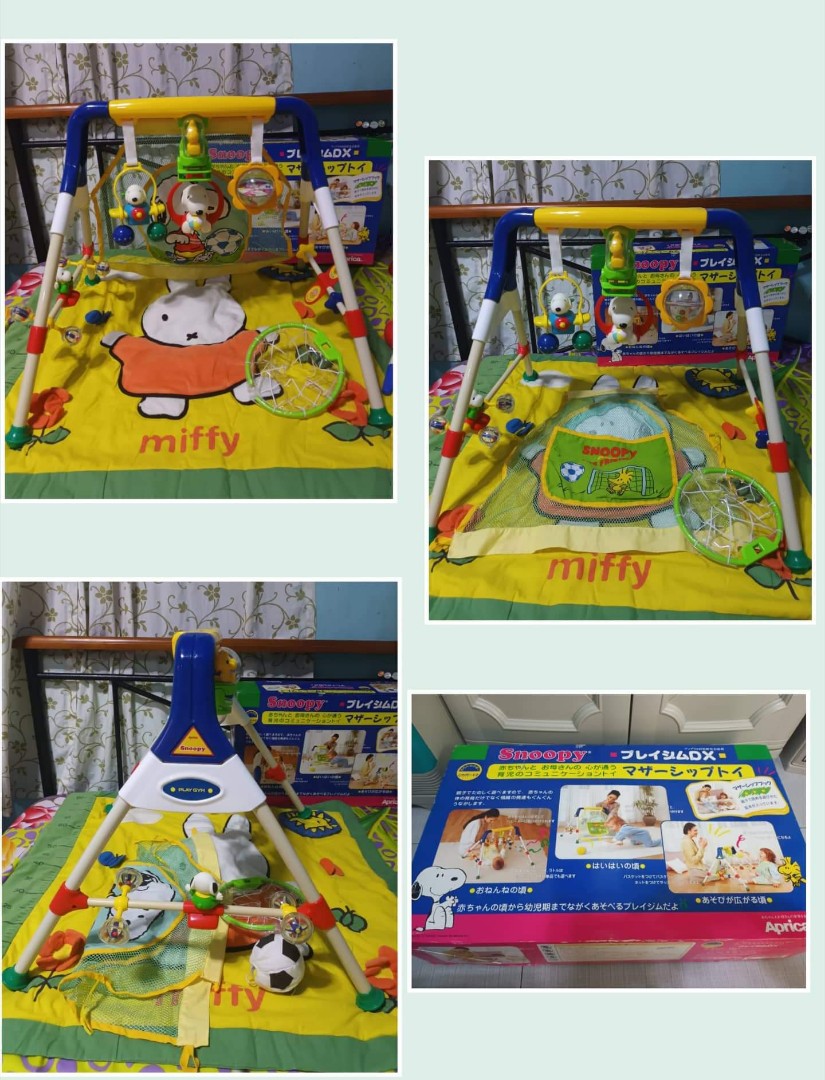 Aprica Snoopy PlayGym, Babies & Kids, Infant Playtime on Carousell