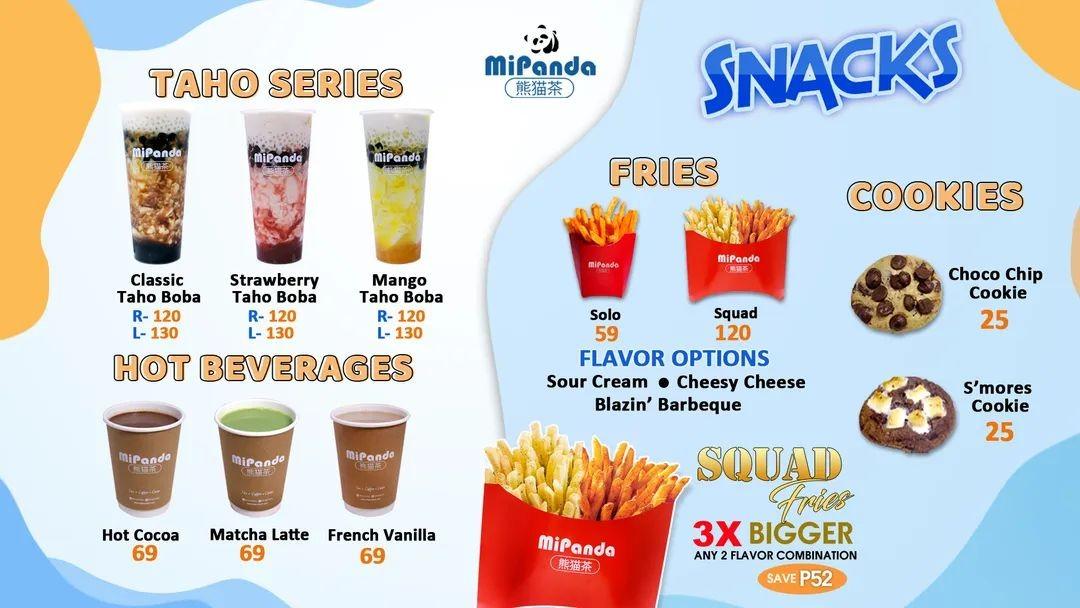 MiPanda Cloud Kitchen - Basa (Milk Tea, Fruit Tea, Taho, Fries, Cookies ...