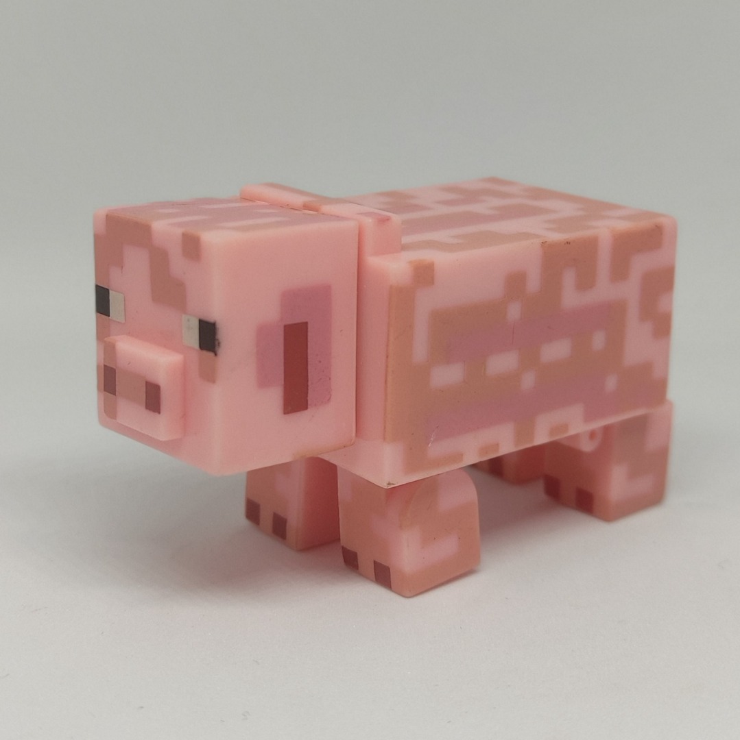 Authentic mojang minecraft pig mini figure, Hobbies & Toys, Toys ...