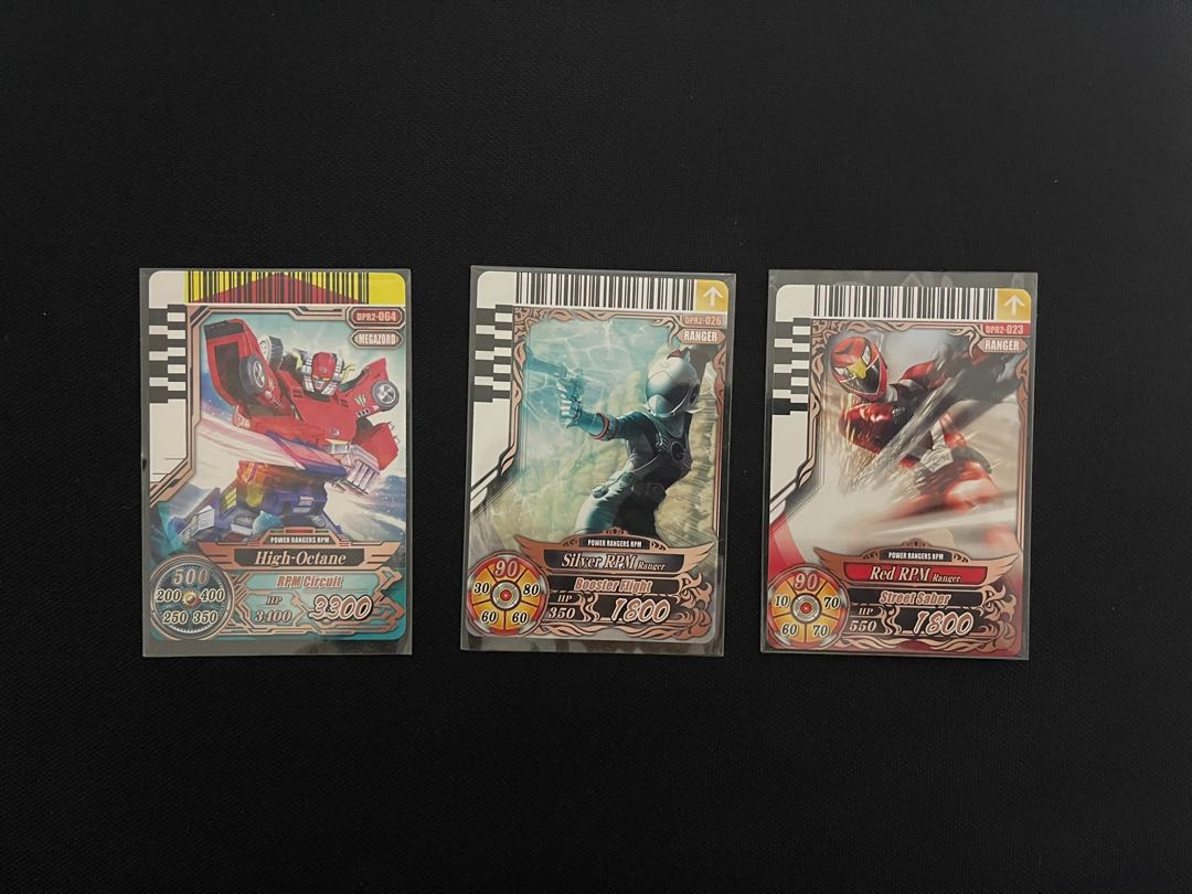 BANDAI 2013 Power Ranger RPM Authentic Collectible Cards, Hobbies ...