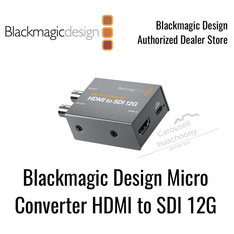Blackmagic Design Micro Converter HDMI to SDI 12G (NEW), Photography ...