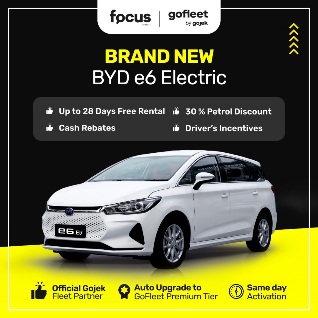 Brand new BYD e6 Electric, Cars, Car Rental on Carousell