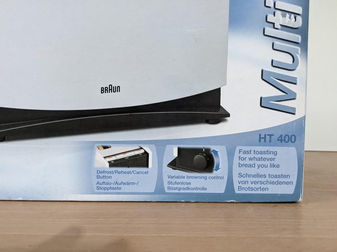 Braun Bread Toaster Multitoast HT400, TV & Home Appliances, Kitchen ...