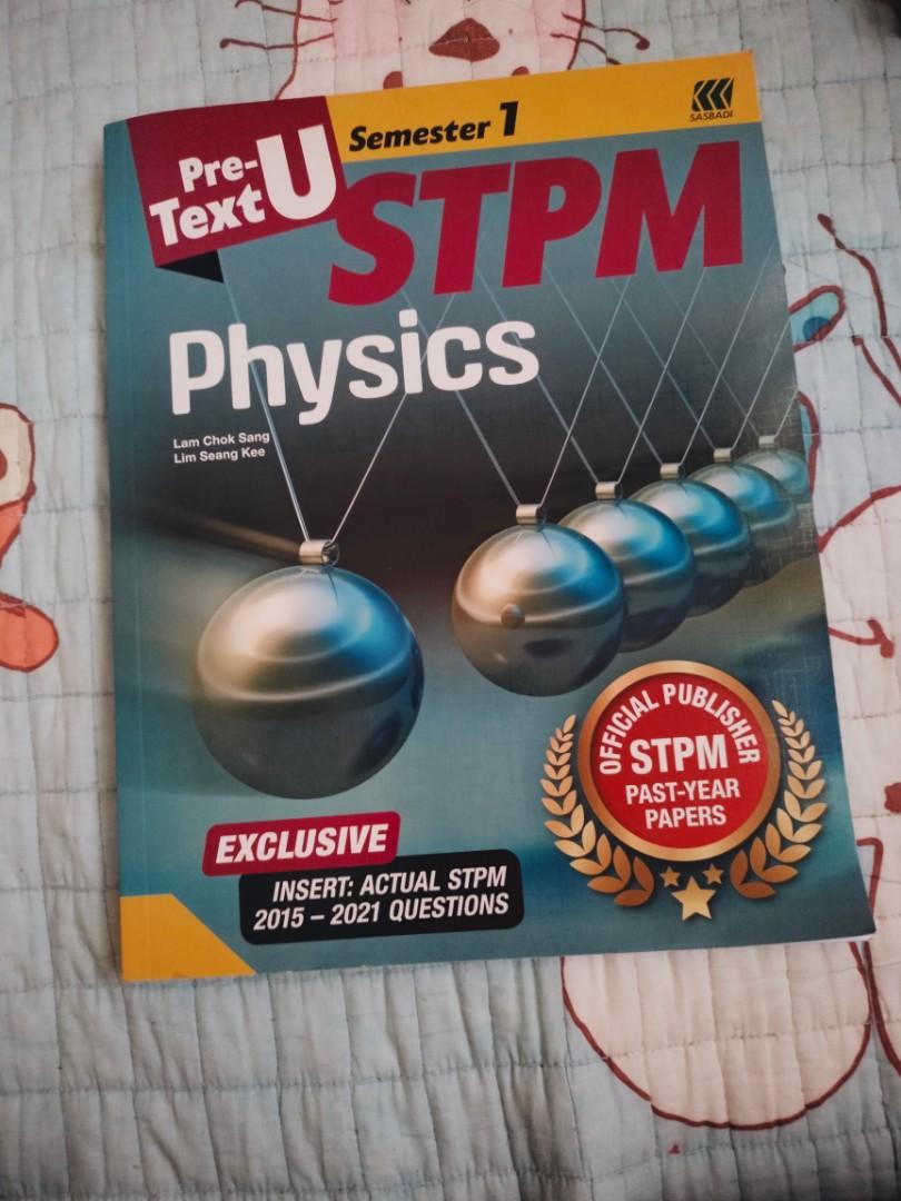 Buku rujukan STPM PHYSICS Sasbadi Sem 1, Hobbies & Toys, Books ...