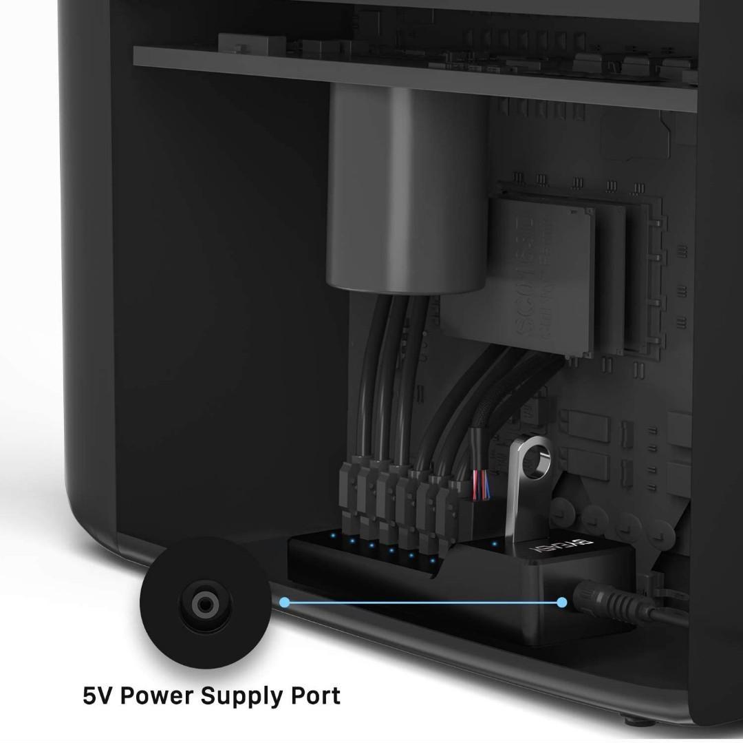 BYEASY Internal USB Hub - Expands 6 USB 2.0 Ports Sleek Magnetic Build ...