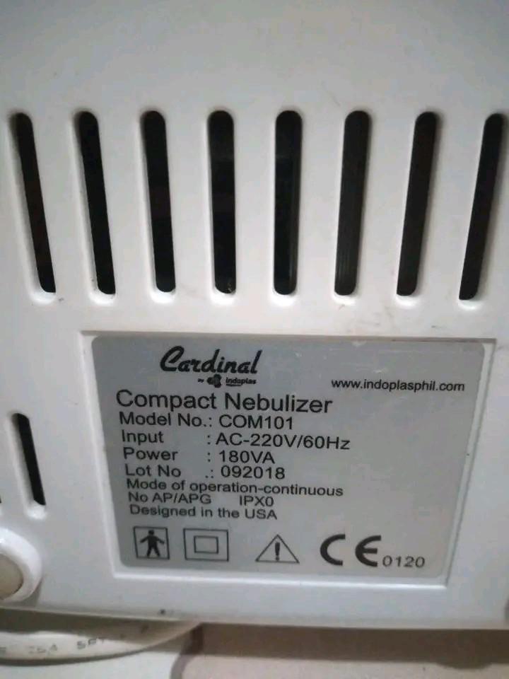 Cardinal Nebulizer, Health & Nutrition, Health Monitors & Weighing ...