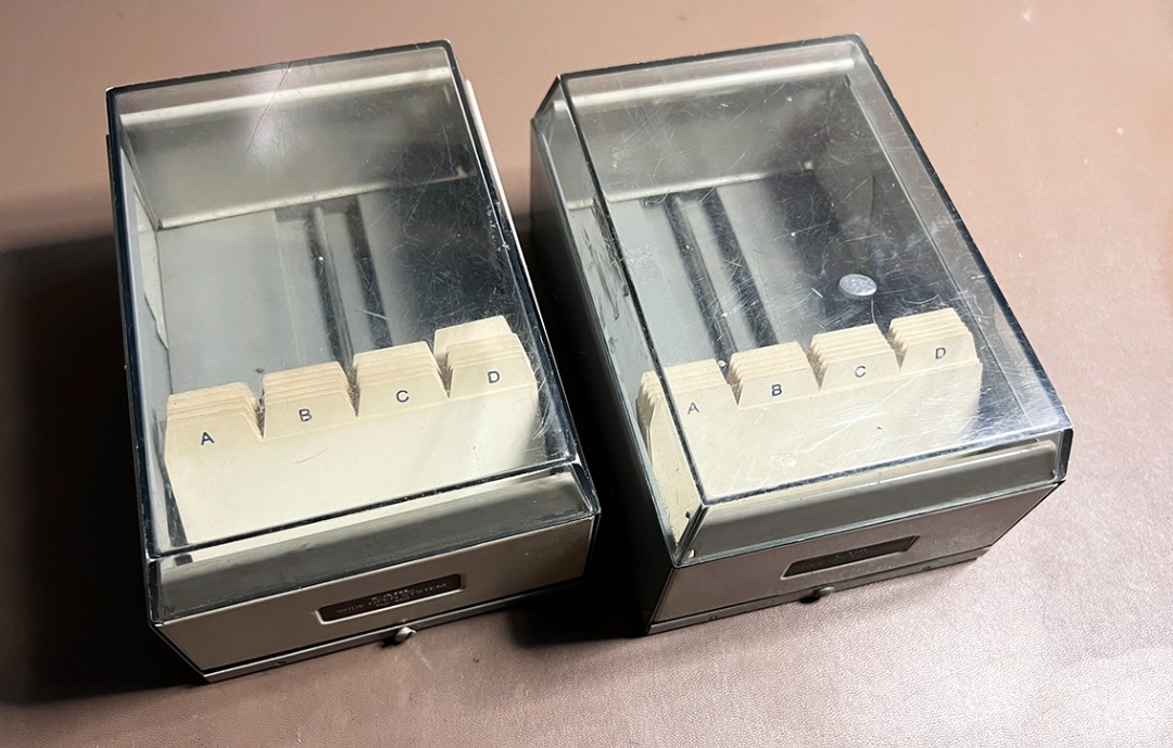 CARL Business Card Storage Box Wide Open System N0.480, Furniture ...