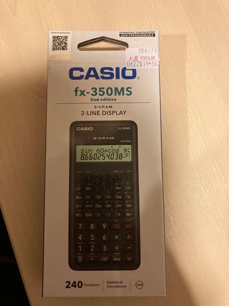 Casio Fx-350MS, Computers & Tech, Office & Business Technology on Carousell