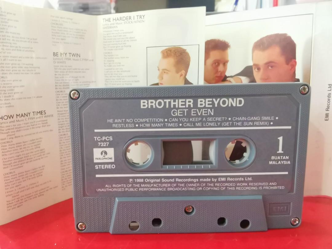 (Cassette) Brother Beyond Get Even, Hobbies & Toys, Music & Media, CDs ...
