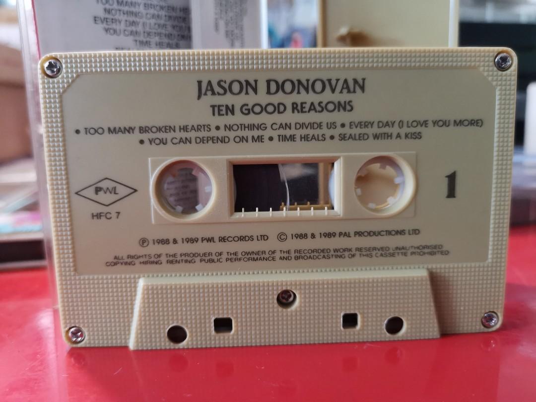 (Cassette) Jason Donovan Ten Good Reasons, Hobbies & Toys, Music ...