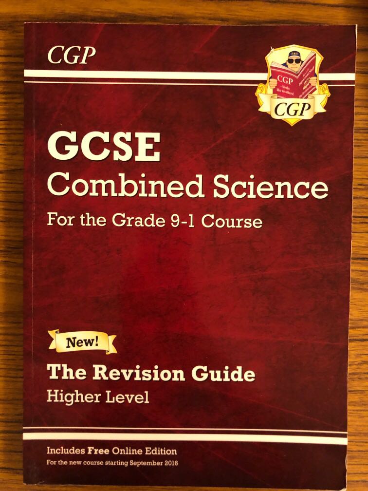 CGP GCSE Combined Science Revision Guide, 興趣及遊戲, 書本 & 文具, 教科書 - Carousell