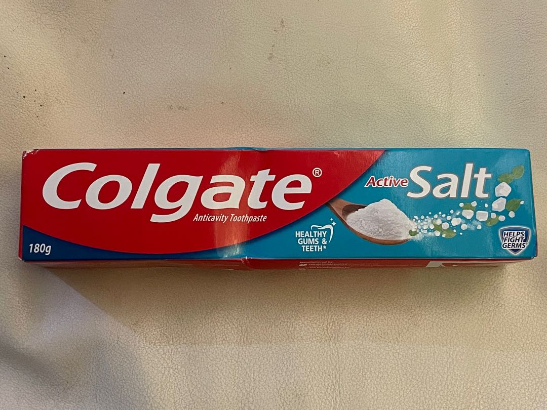 Colgate Active Salt Natural Toothpaste 180g, Beauty & Personal Care ...
