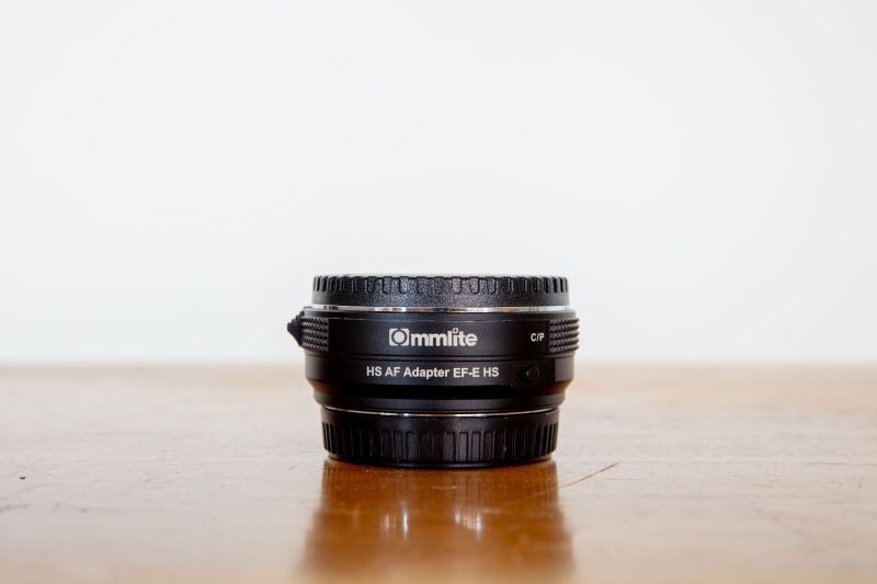 Commlite HS AF Adapter EF-E $50, Photography, Lens & Kits on Carousell