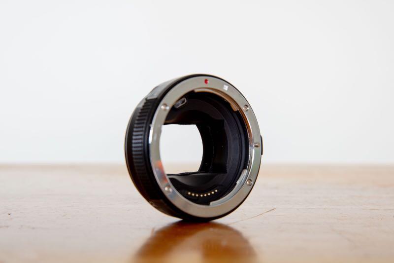 Commlite HS AF Adapter EF-E $50, Photography, Lens & Kits on Carousell