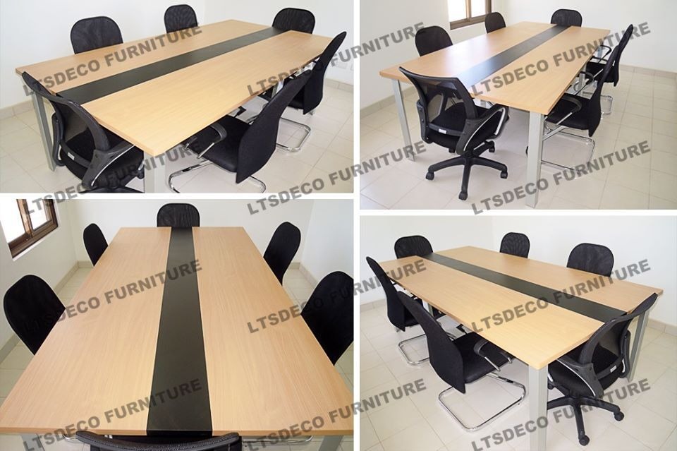CONFERENCE TABLE LAMINATED FINISH OFFICE PARTITION AND FURNITURE ...
