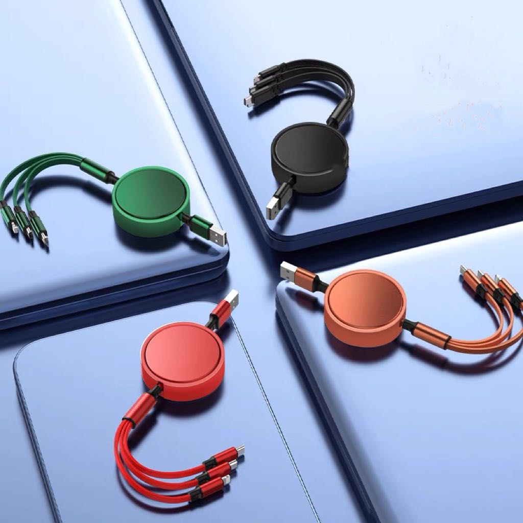 Corporate Gift - Customisable 3 in 1 Multi USB Retractable Charger ...